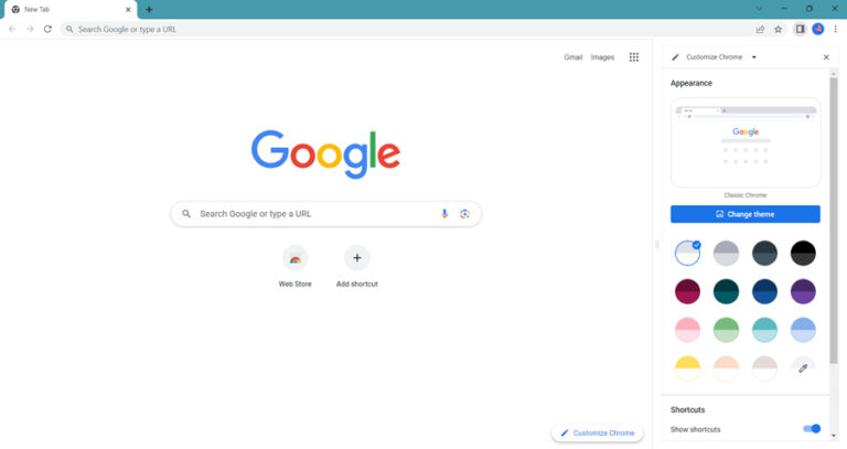 How to Change Google Background