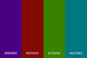 Indigo Color #4B0082: Shades and Combinations